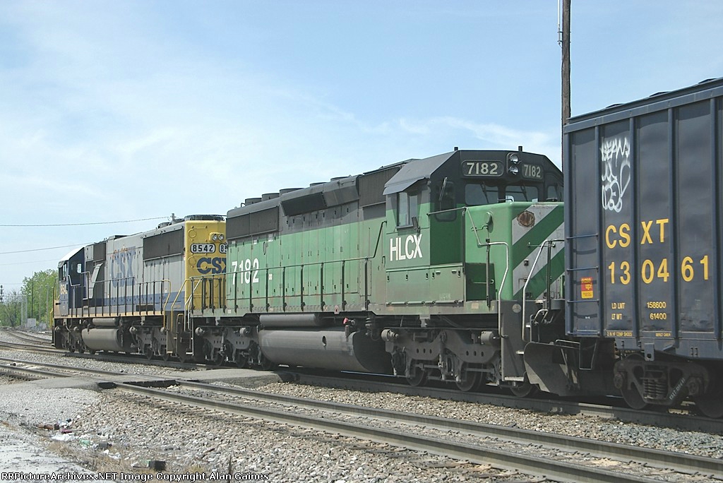 HLCX SD40-2 7182